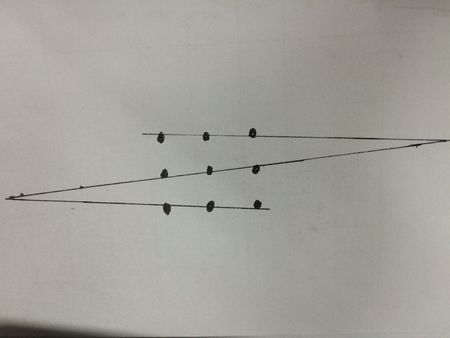 九个点用三条线连起来一笔图标