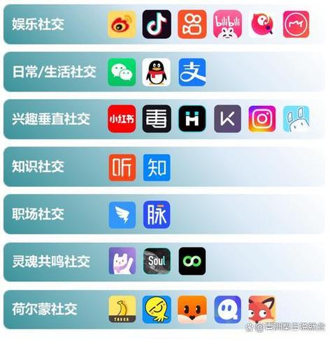 国内十大社交平台排名图标