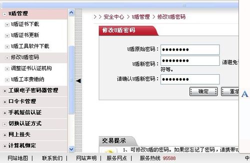 对公账户u盾密码忘记了咋办图标