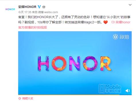 荣耀型号开头字母图标