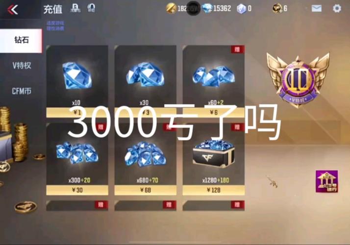 cfv5要充多少钱图标