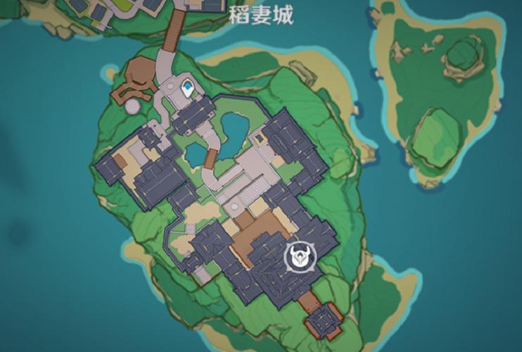 原神调查石壁上灌木位置图文对话攻略图标