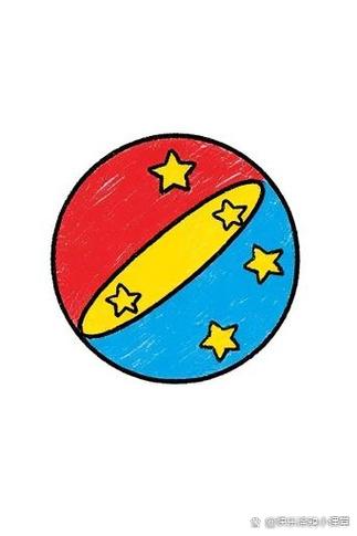 有红黄蓝三种颜色的球,红球和黄球图标