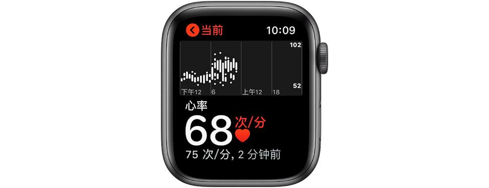 apple watch心率监测截图