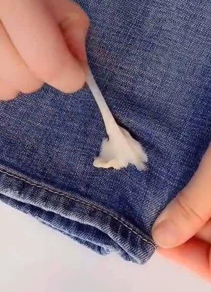 口香糖粘衣服上