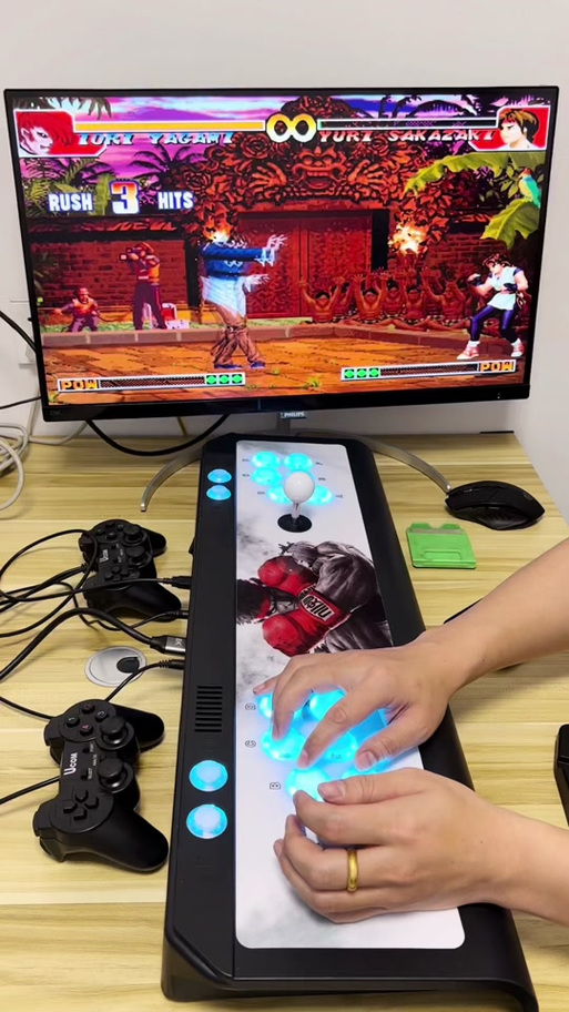 拳皇97小霸王手柄按键