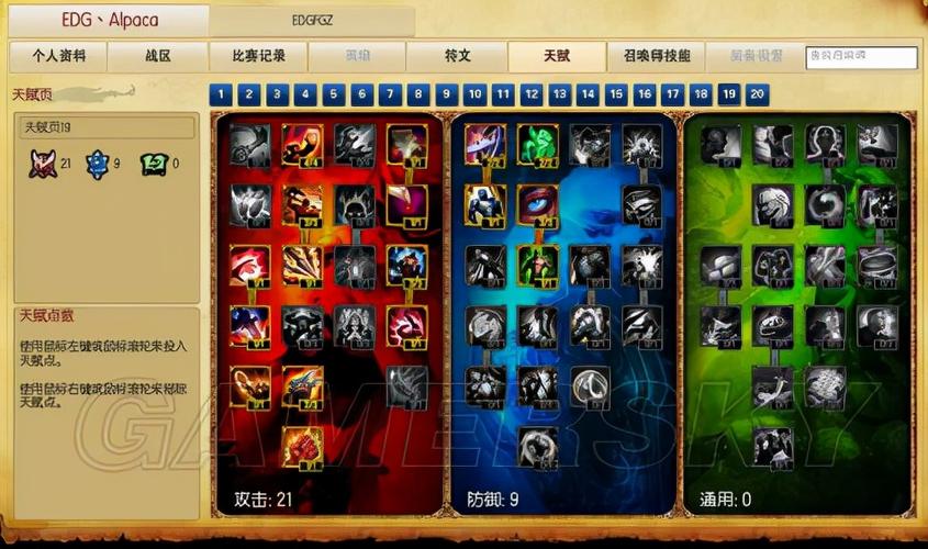 我的天赋面板能加点截图