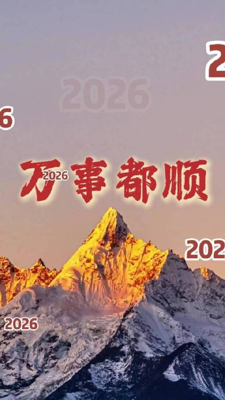2026事事顺祝福语图标