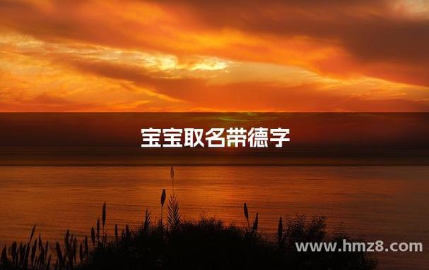 带德字的寓意好的名字图标