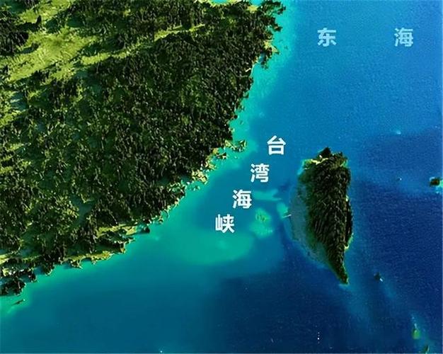 台湾海峡位置图图标