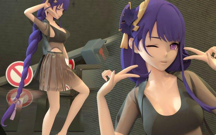 mmd布料解算雷电将军图标