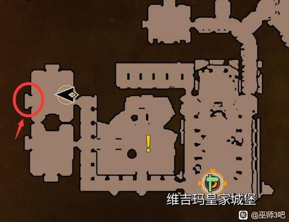 巫师3亚恩司空城堡遗迹图标