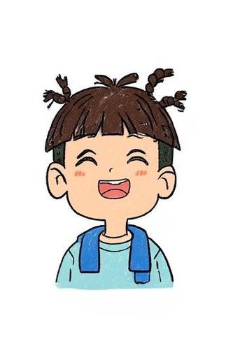 扎小辫的动漫人物男