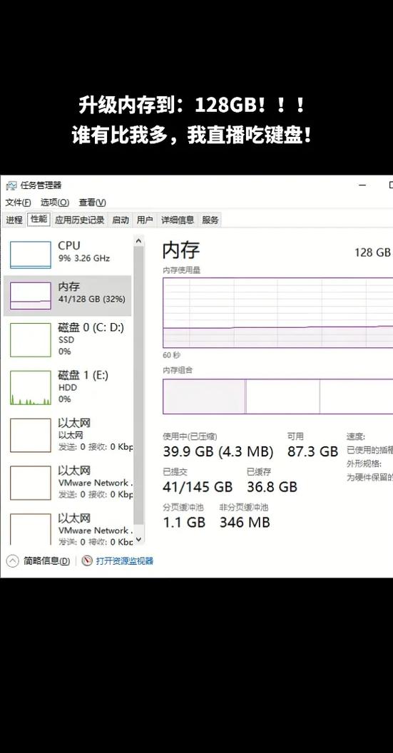 我的内存还剩多少截图
