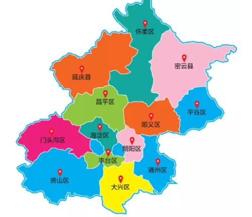 海淀区在北京几环图标
