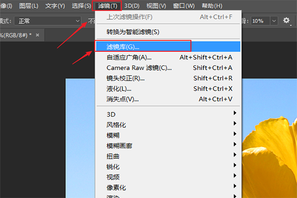 执行滤镜在哪截图