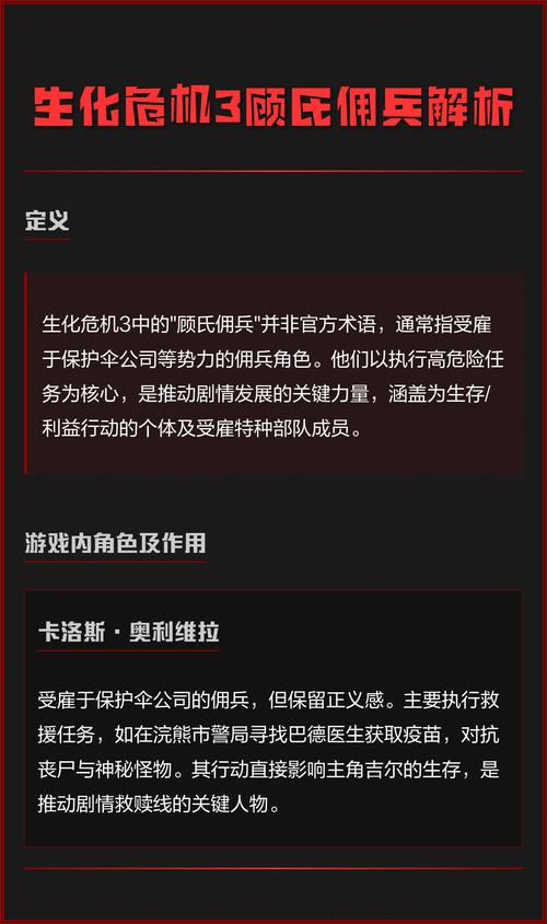 生化危机3顾氏佣兵图标