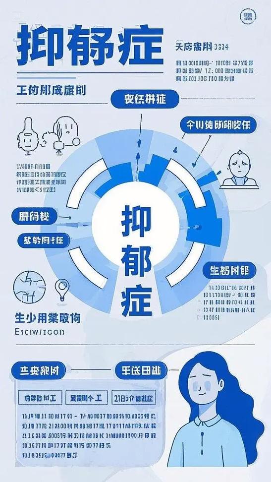 忧郁症和抑郁症的区别图标