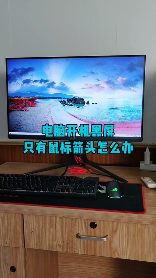 电脑开机黑屏只有鼠标能动图标