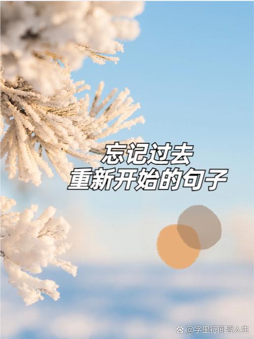 致自己从新开始的句子截图