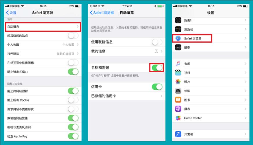 苹果手机存储密码在哪里看图标