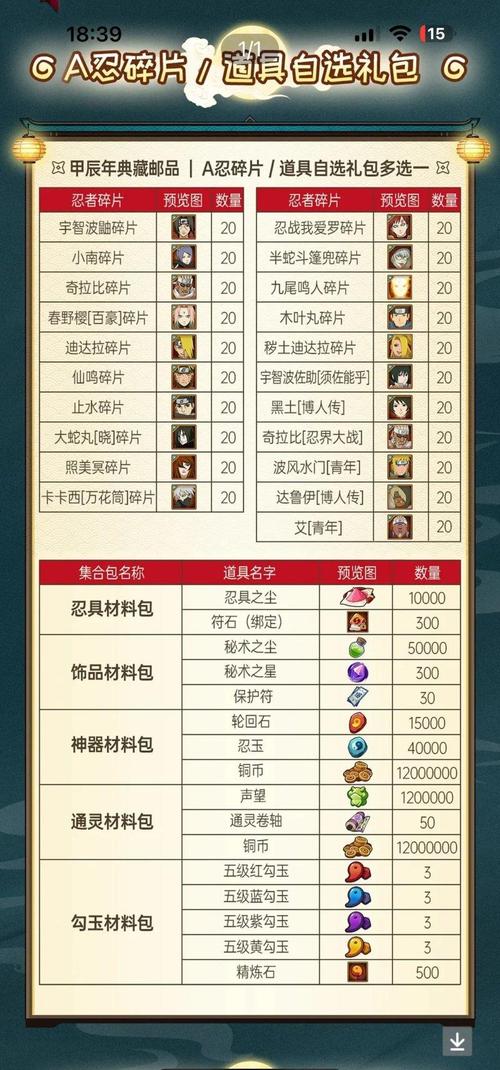 火影忍者官方礼包兑换码图标