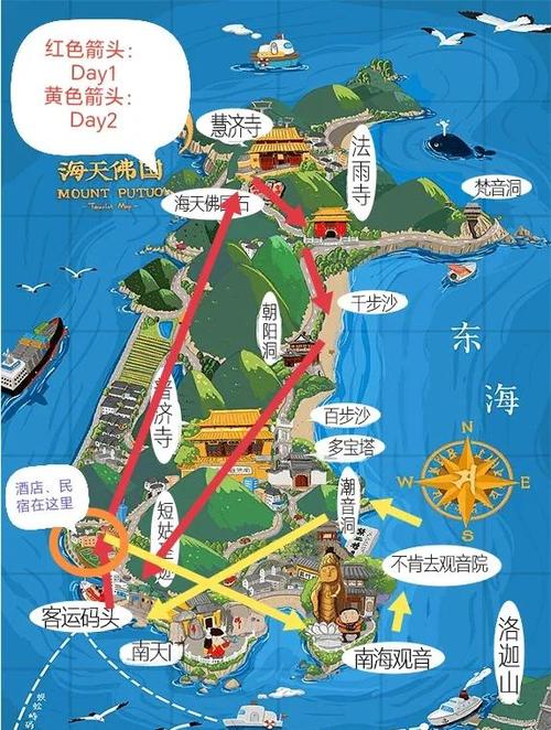 去普陀山的最佳路线图标