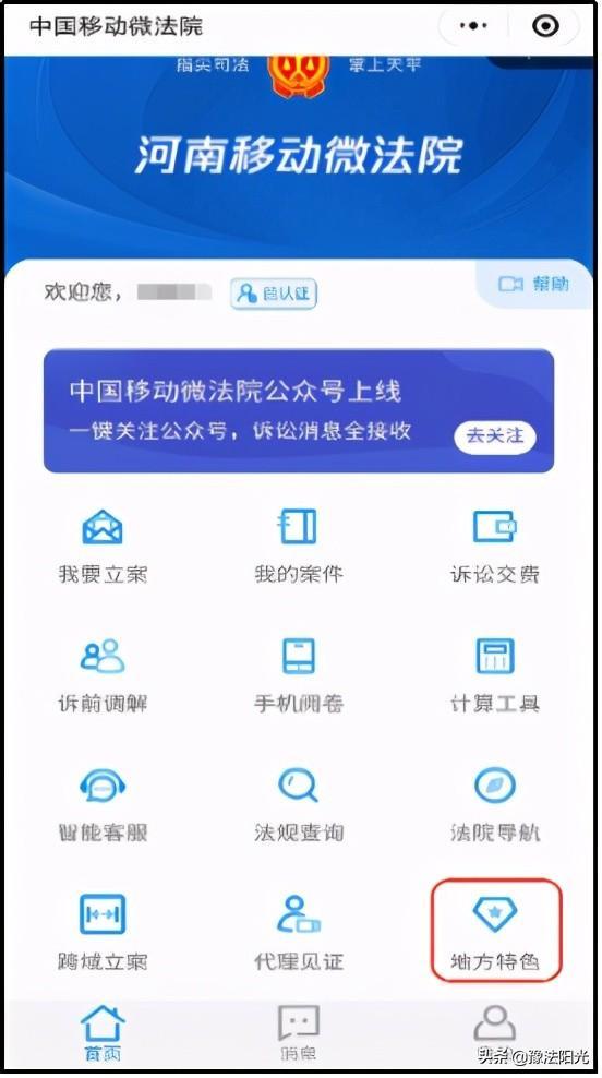 河南诉讼平台登录入口截图