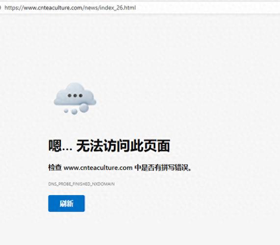 为什么无法访问此网页图标