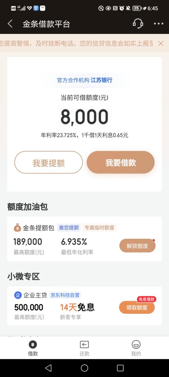 京东借钱额度图标