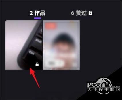 微视视频已设为私密图标