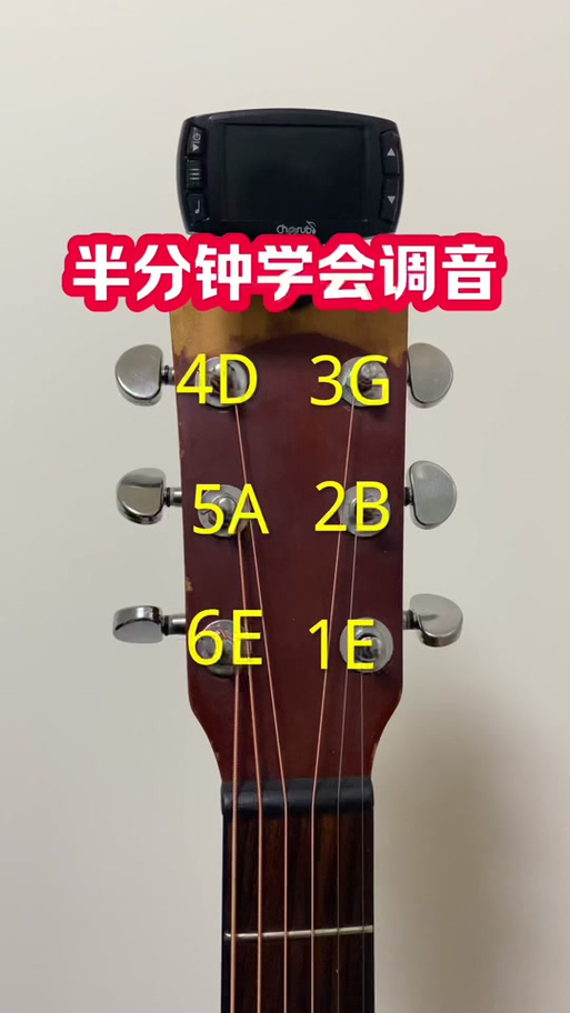 吉他调音松紧对应图标