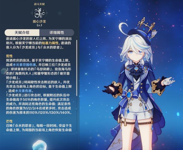 原神芙宁娜技能图片图标