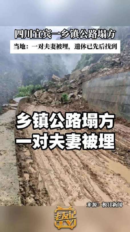 四川一公路塌方一对夫妻遇难截图