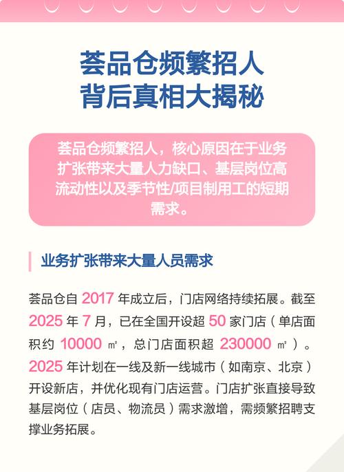 荟品仓为什么经常招人截图