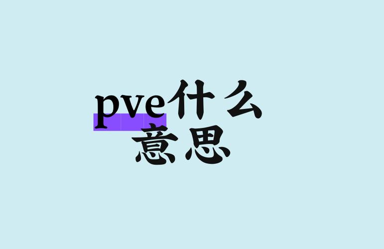 pve什么意思截图