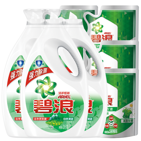 正品碧浪洗衣液图片