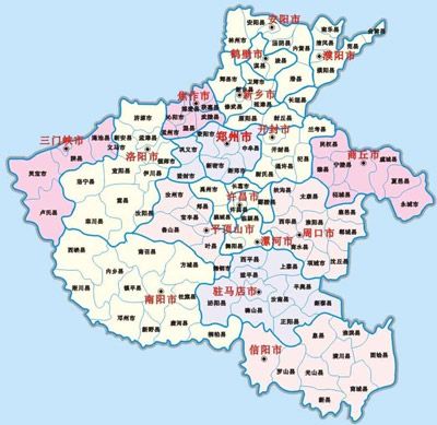 河南地图详细地图图标