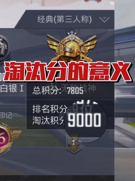 怎么看淘汰分和平精英图标