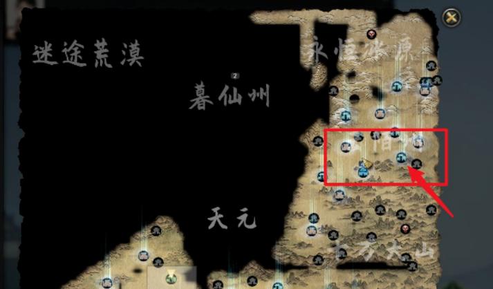 鬼谷八荒主线任务攻略图标