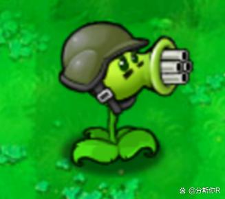 植物大战僵尸2机枪豌豆图标