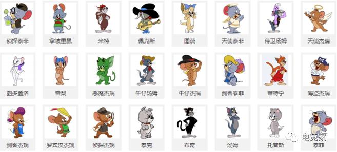 猫和老鼠所有人物介绍图标