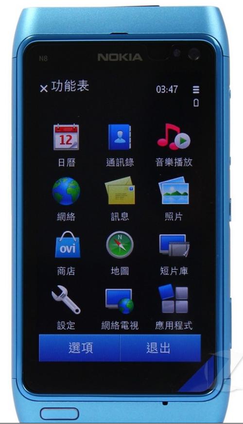 诺基亚n8功能介绍图标