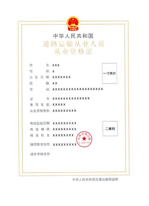 道路运输客运从业资格证图标