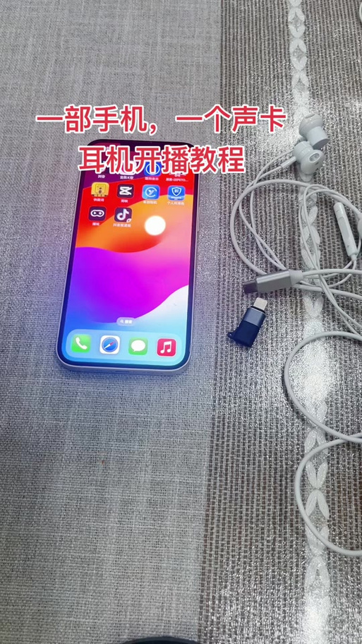 苹果手机转换器插耳机还是外放截图