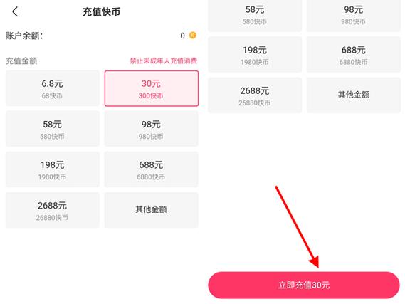 快手极速版怎么退款充值的快币截图