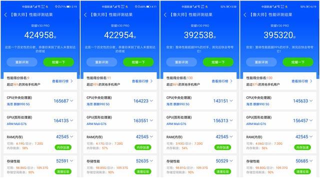 荣耀v30pro跑分图标