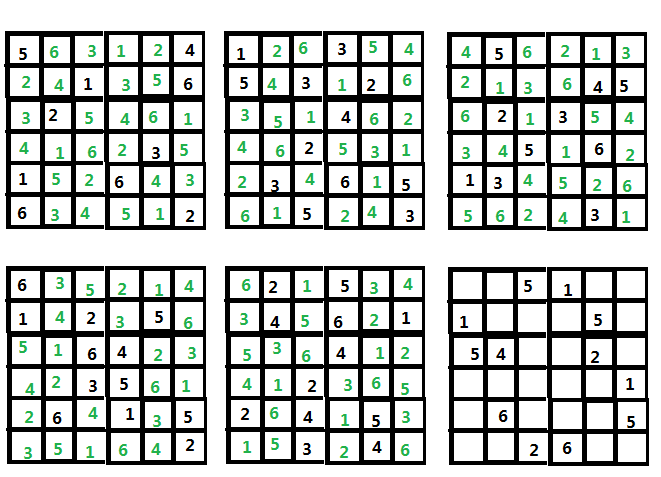 数学六宫格填数字技巧图标