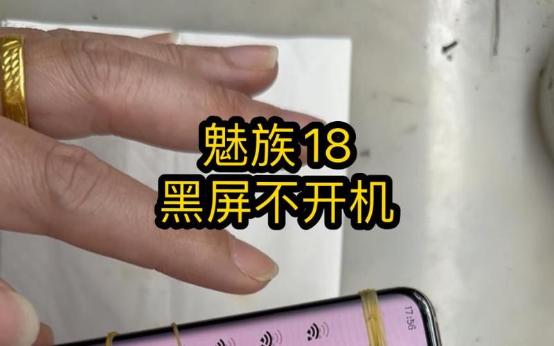 魅族手机黑屏无法开机截图