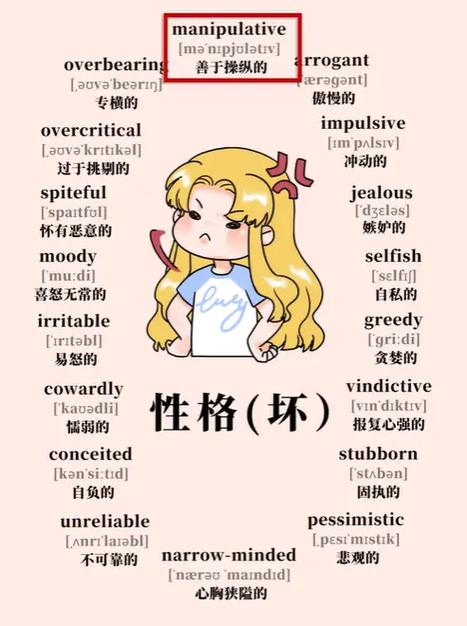 不好的英文